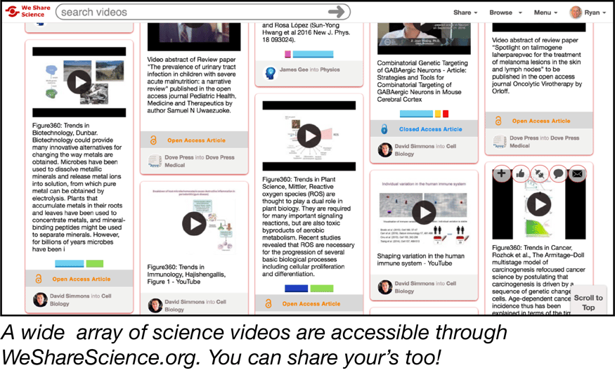 Using Video to Share Your Science: We Share Science