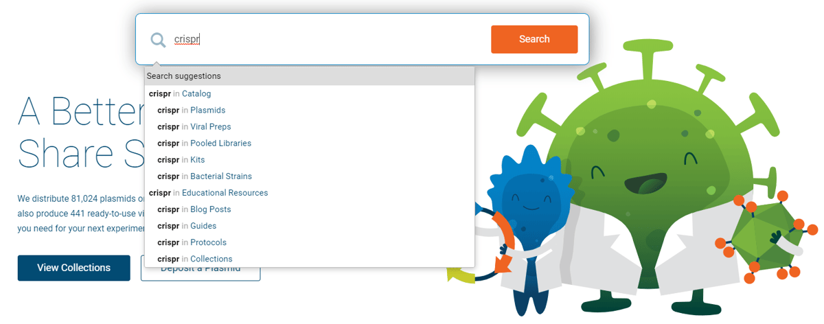 Introducing Addgene's New Search - Find Plasmids More Easily For Your ...