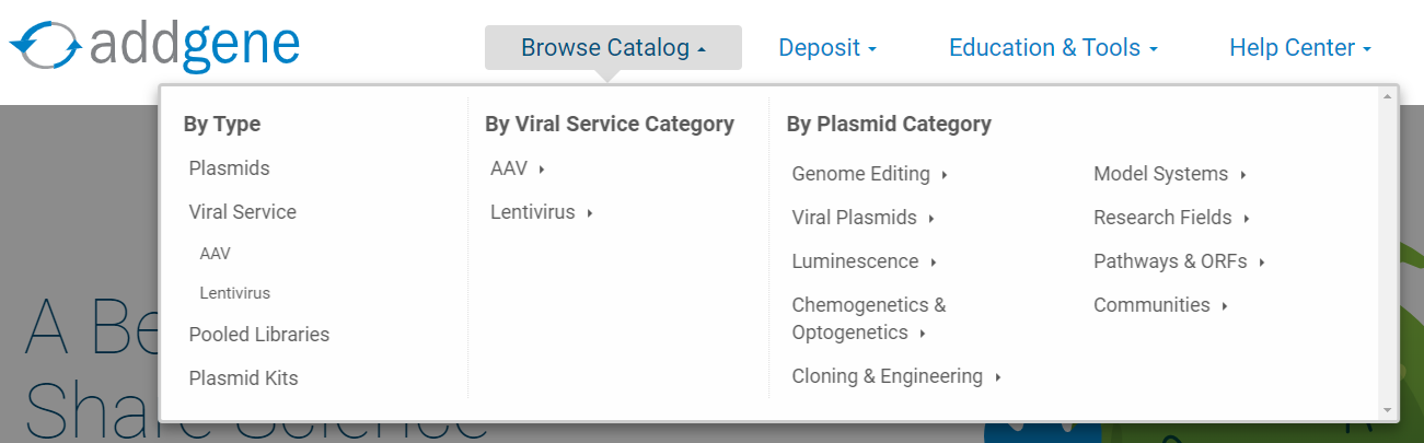 Introducing Addgene's New Search - Find Plasmids More Easily For Your ...