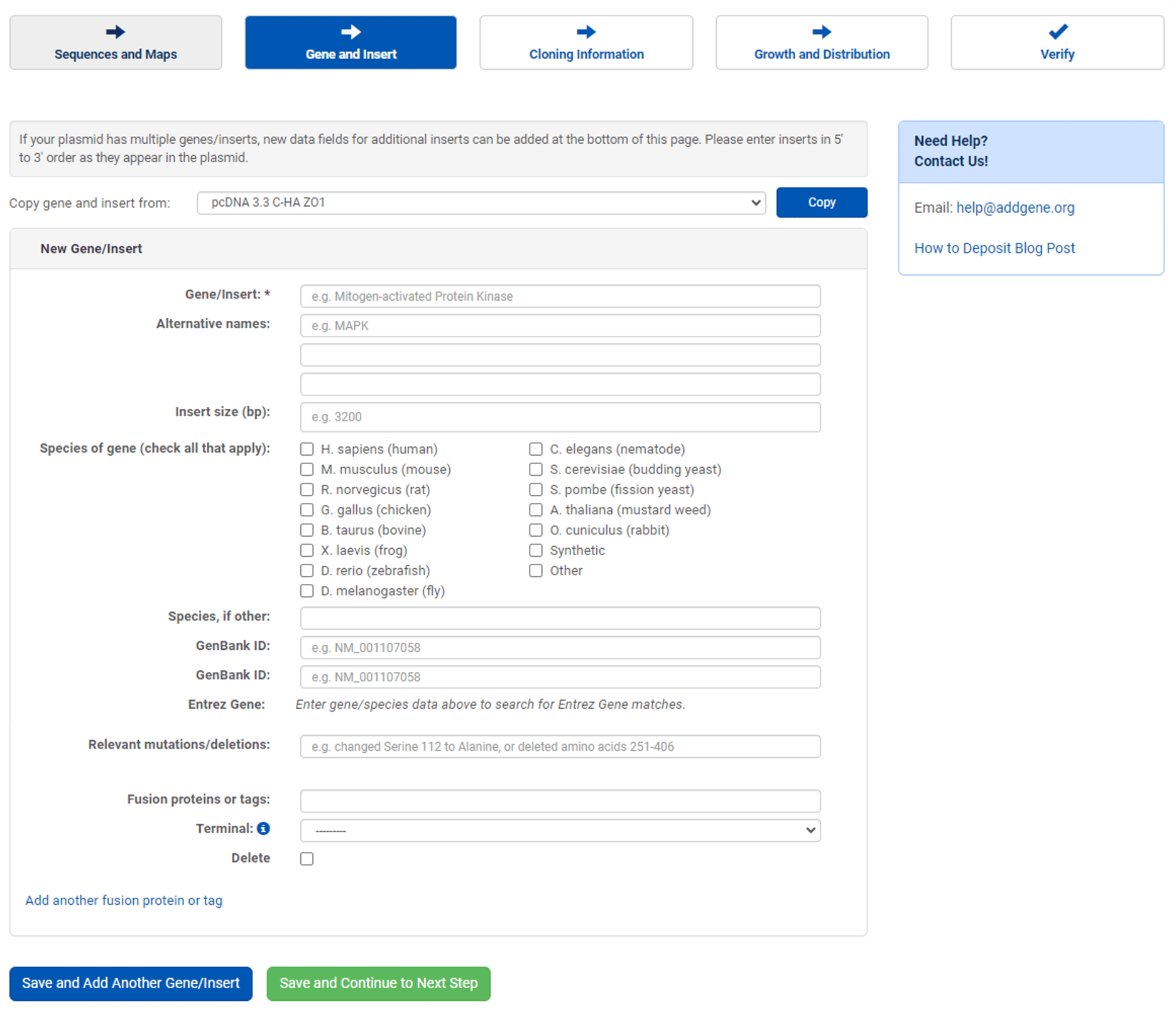 How to Deposit Your Plasmids with Addgene