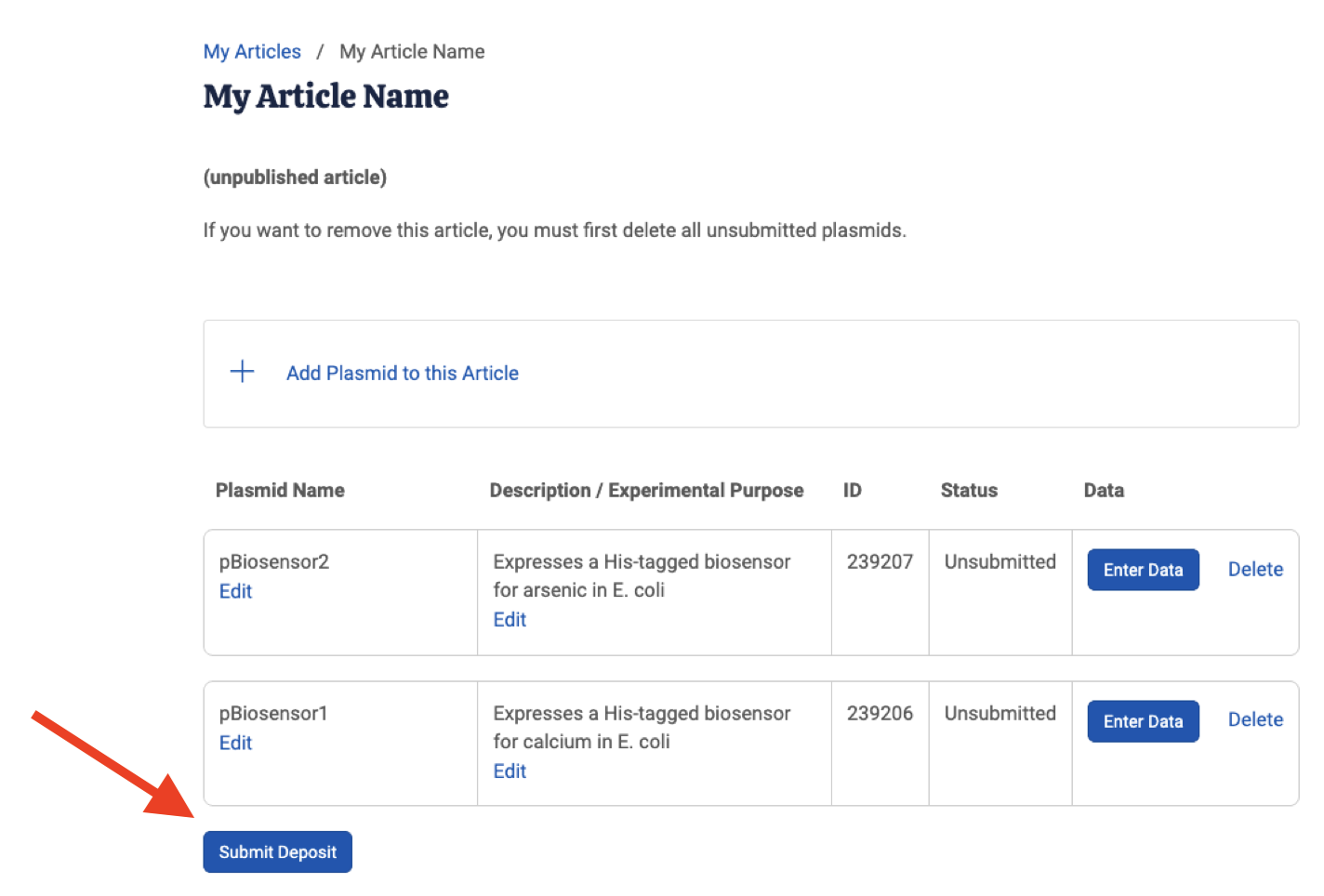 How to Deposit Your Plasmids with Addgene