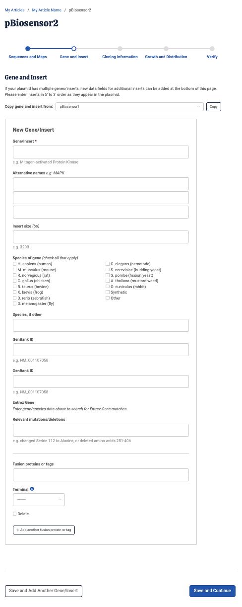 How to Deposit Your Plasmids with Addgene